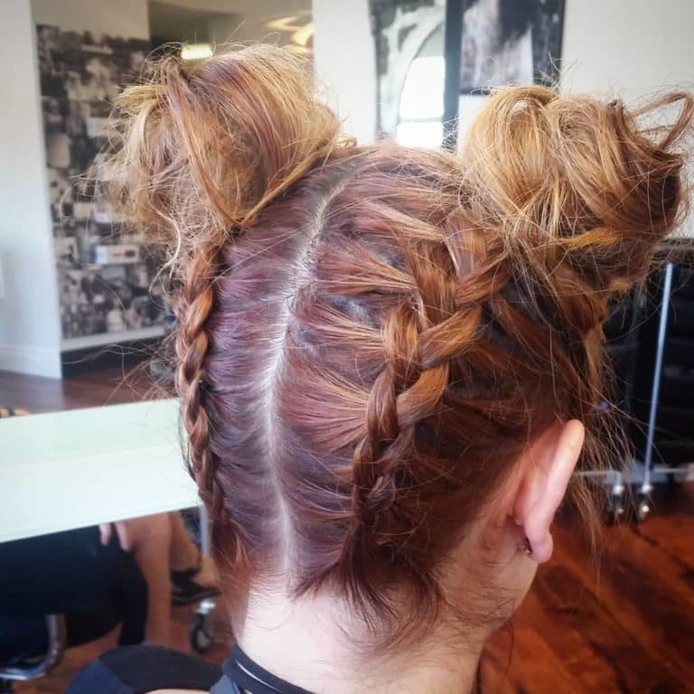 Braided Buns: 20 Types of Braided Bun Hairstyles for Black & Straight ...