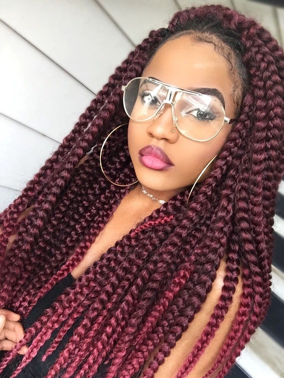 20 Burgundy Braids Hairstyles - Braid Hairstyles