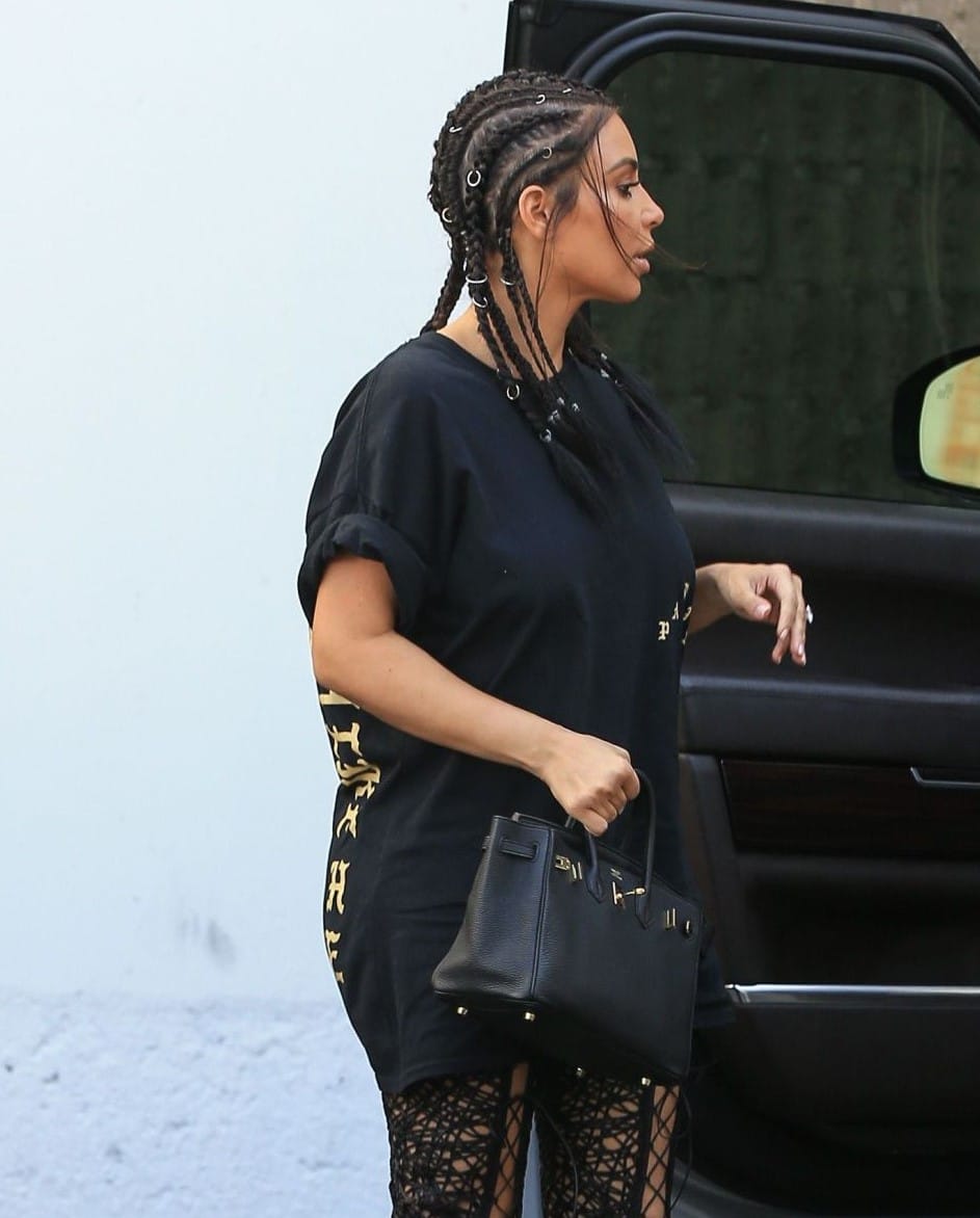 15 Kim Kardashian's Braided Hairstyles - Braid Hairstyles