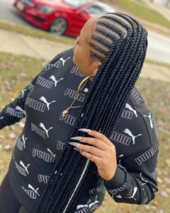 25 Trending Straight Back Braids for 2024: Simple Styles with Pictures ...