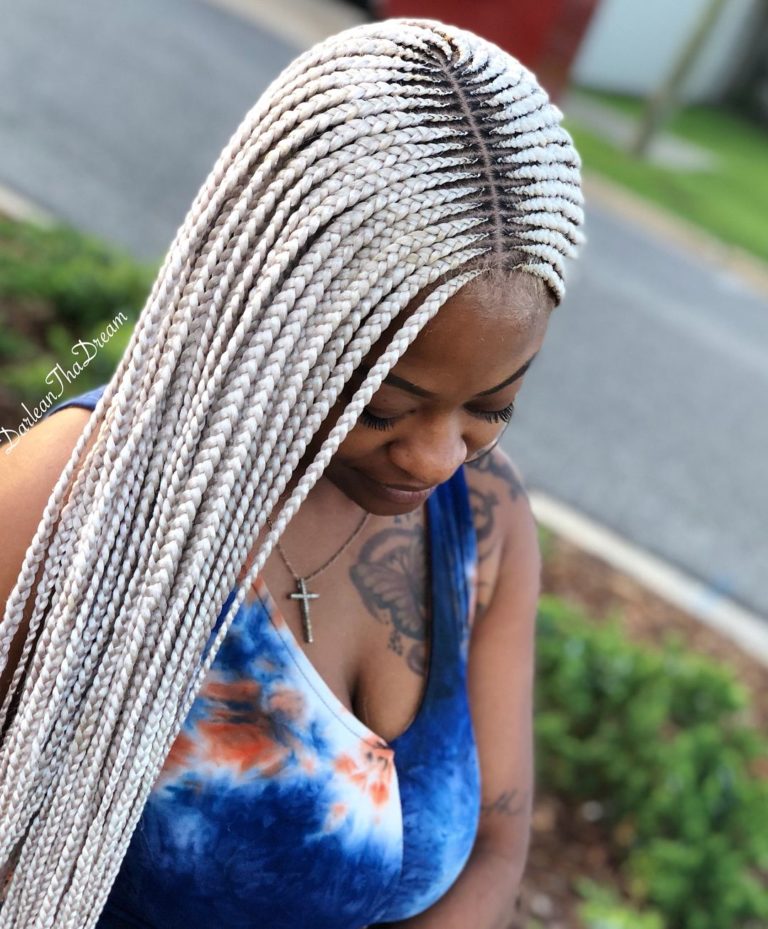 20 WHITE BRAIDS HAIRSTYLES - Braid Hairstyles