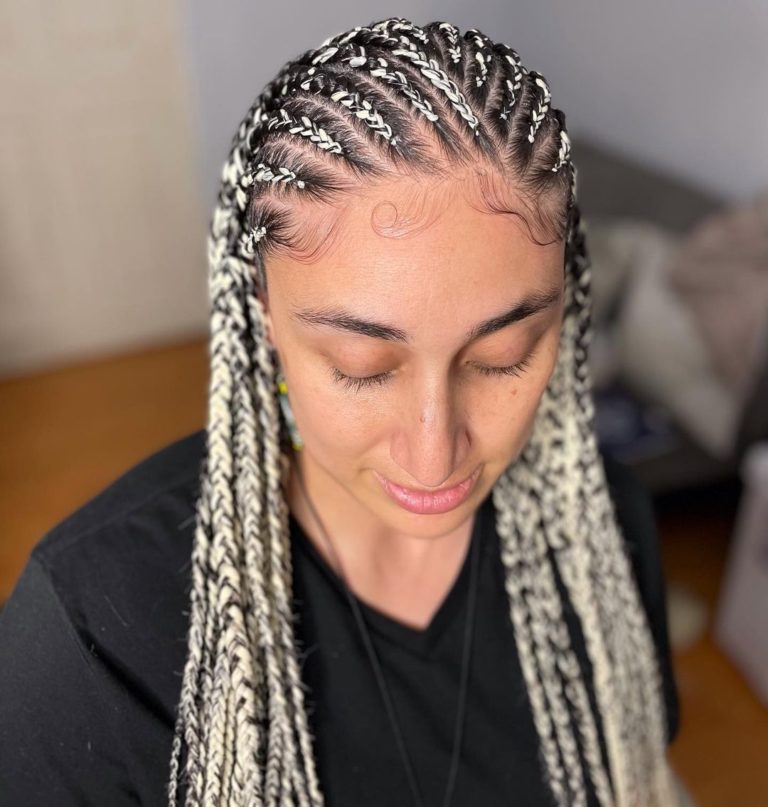 20 WHITE BRAIDS HAIRSTYLES - Braid Hairstyles