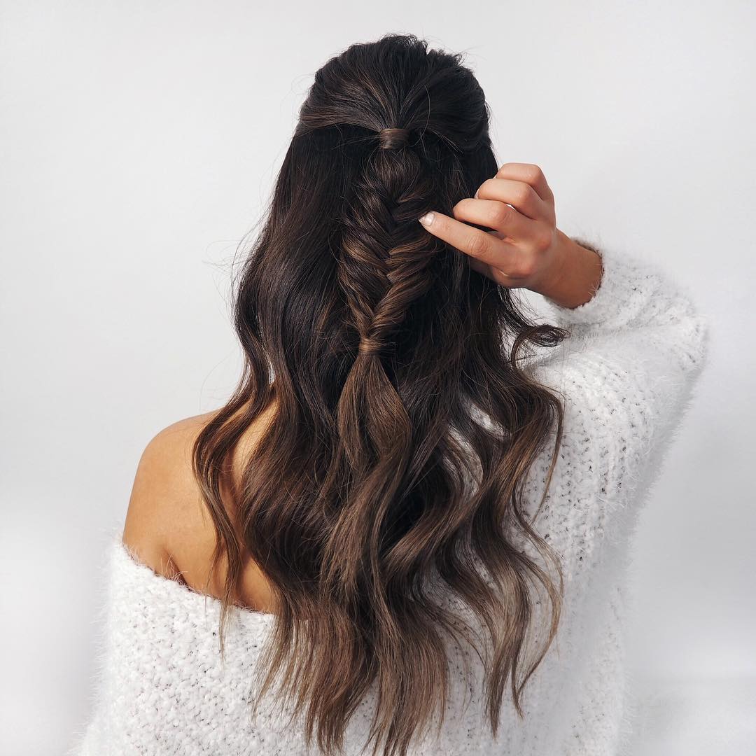 20 Half Up Half Down Braids Hairstyles - Braid Hairstyles