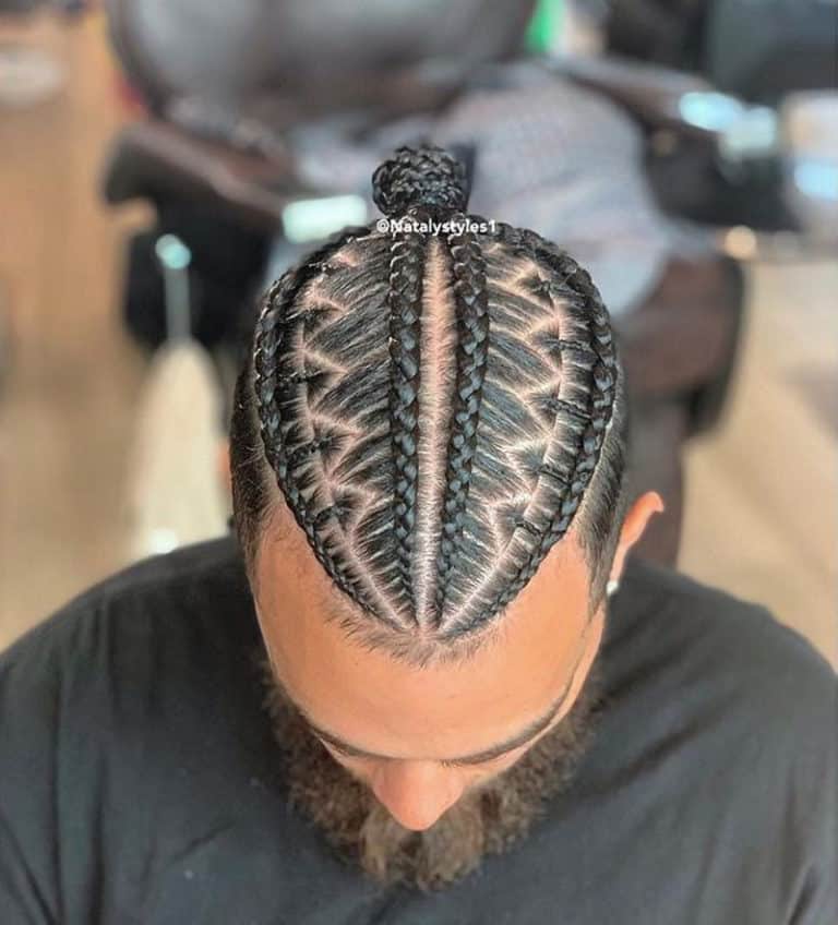 20 Man Bun Braids Styles - Braid Hairstyles