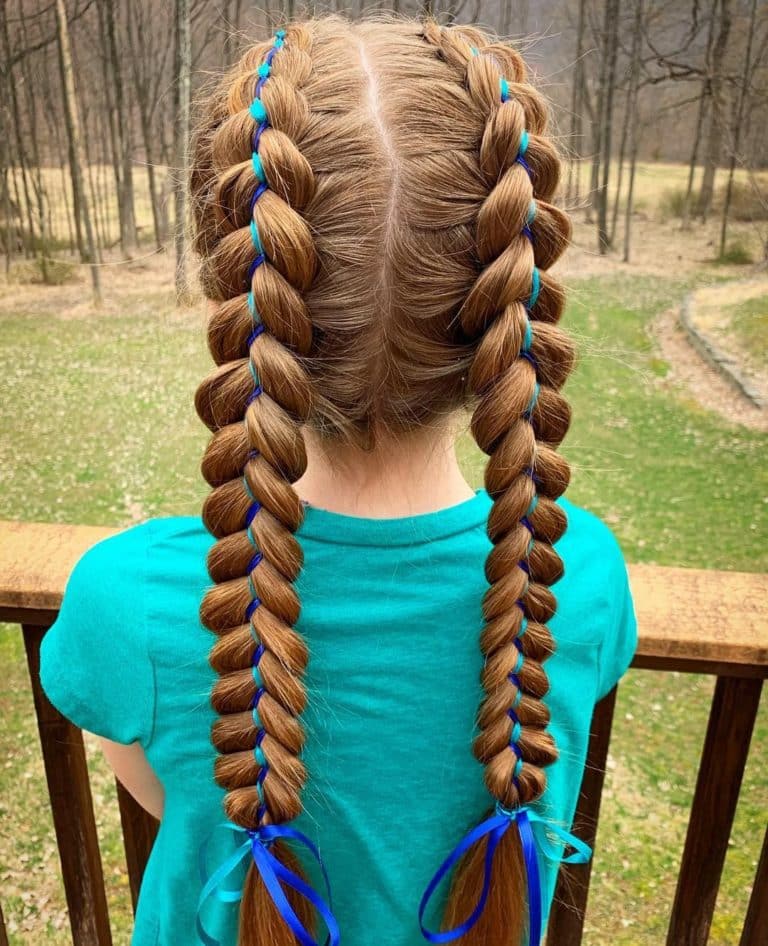 20 Braid Hairstyles With Ribbon - Braid Hairstyles