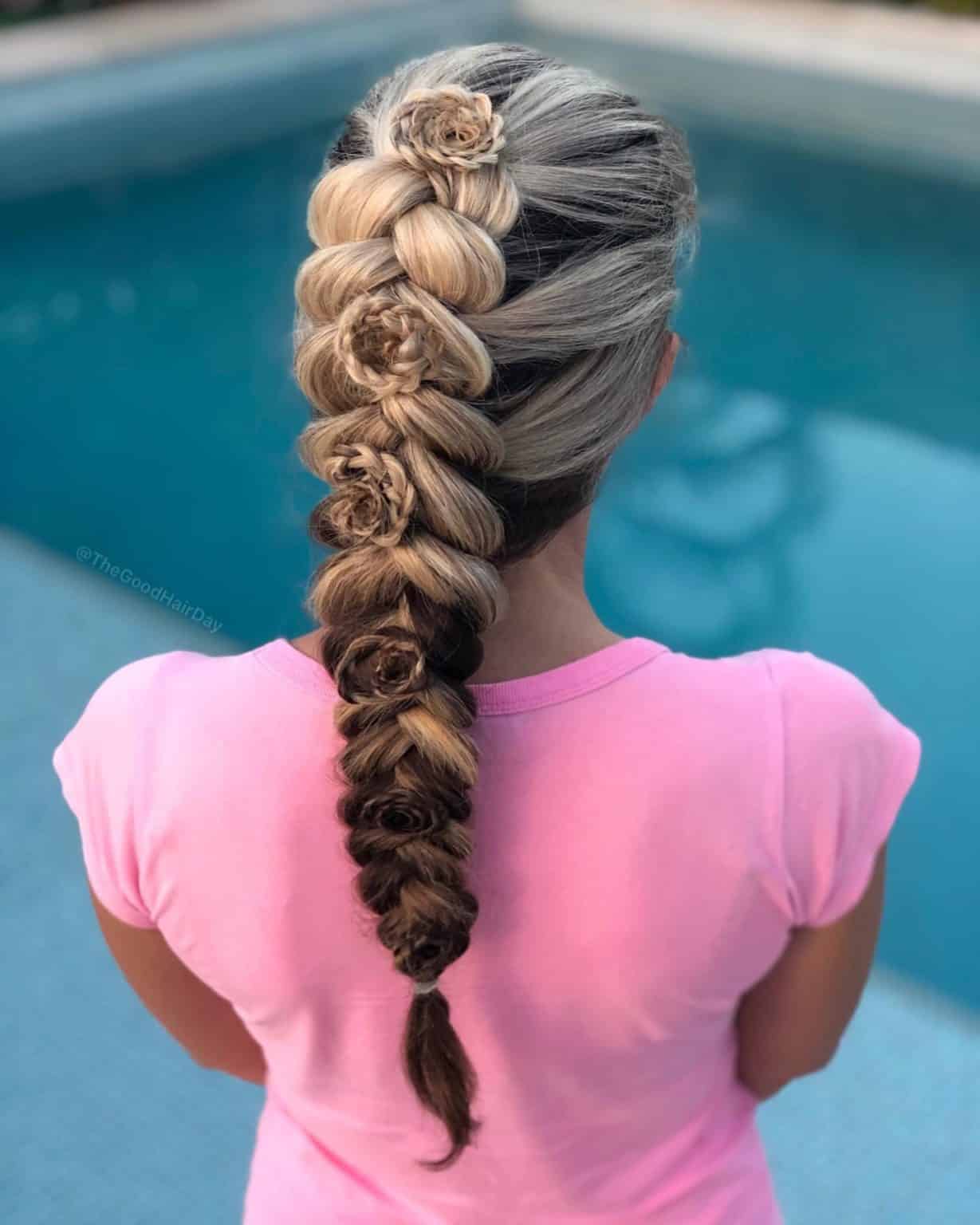 20 Flower Braid Hairstyles - Braid Hairstyles