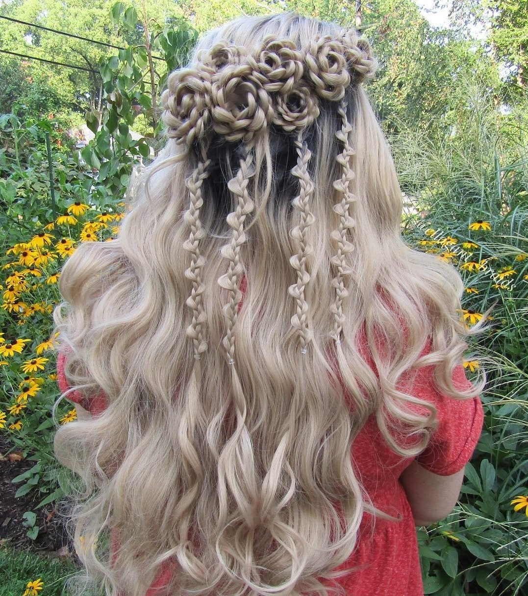 20 Flower Braid Hairstyles - Braid Hairstyles