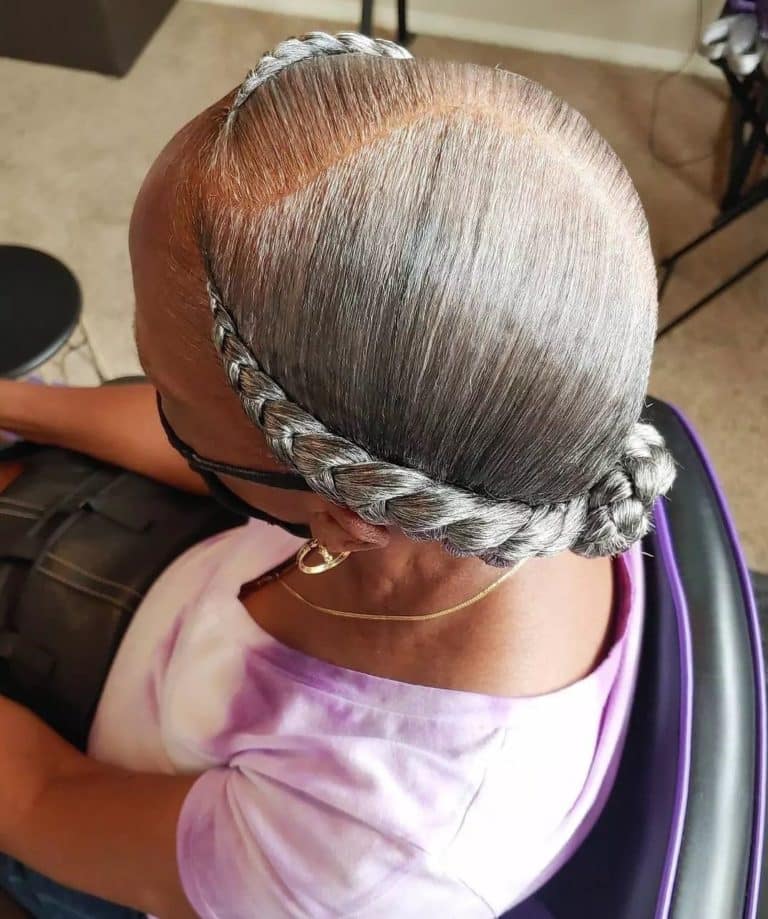 20 Braid Styles for Gray Hair - Braid Hairstyles