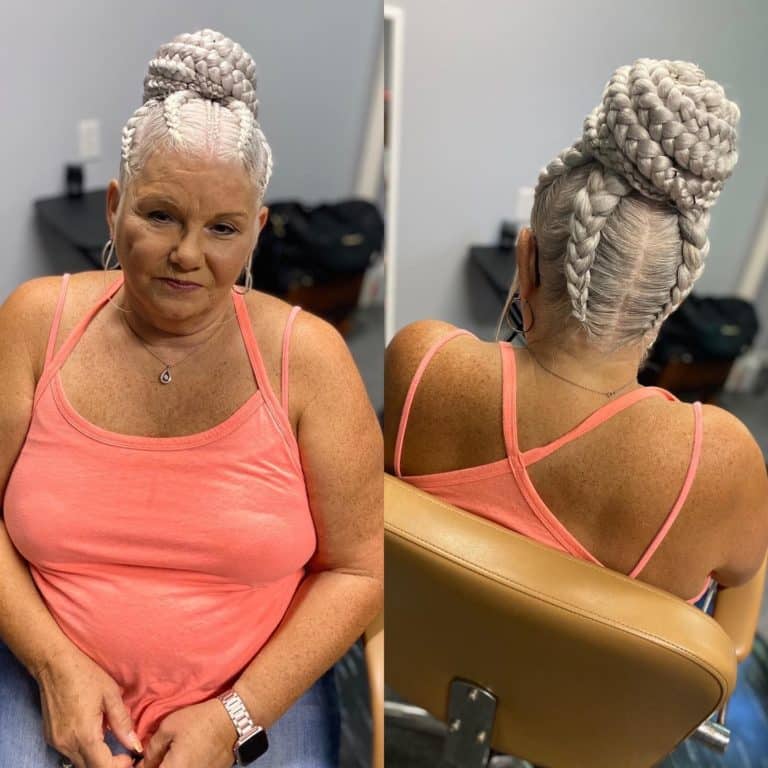 20 Braid Styles for Gray Hair - Braid Hairstyles