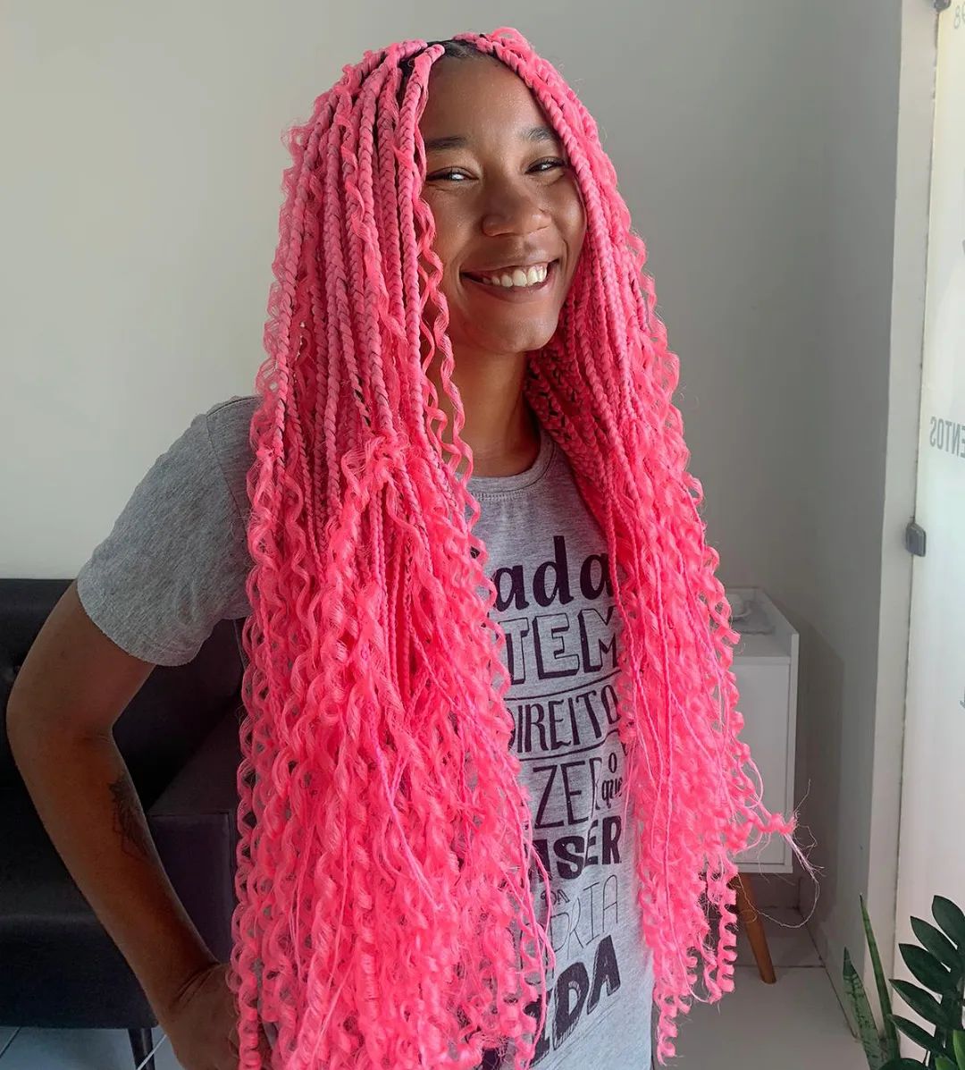 22 Pink Braided Hairstyles - Braid Hairstyles