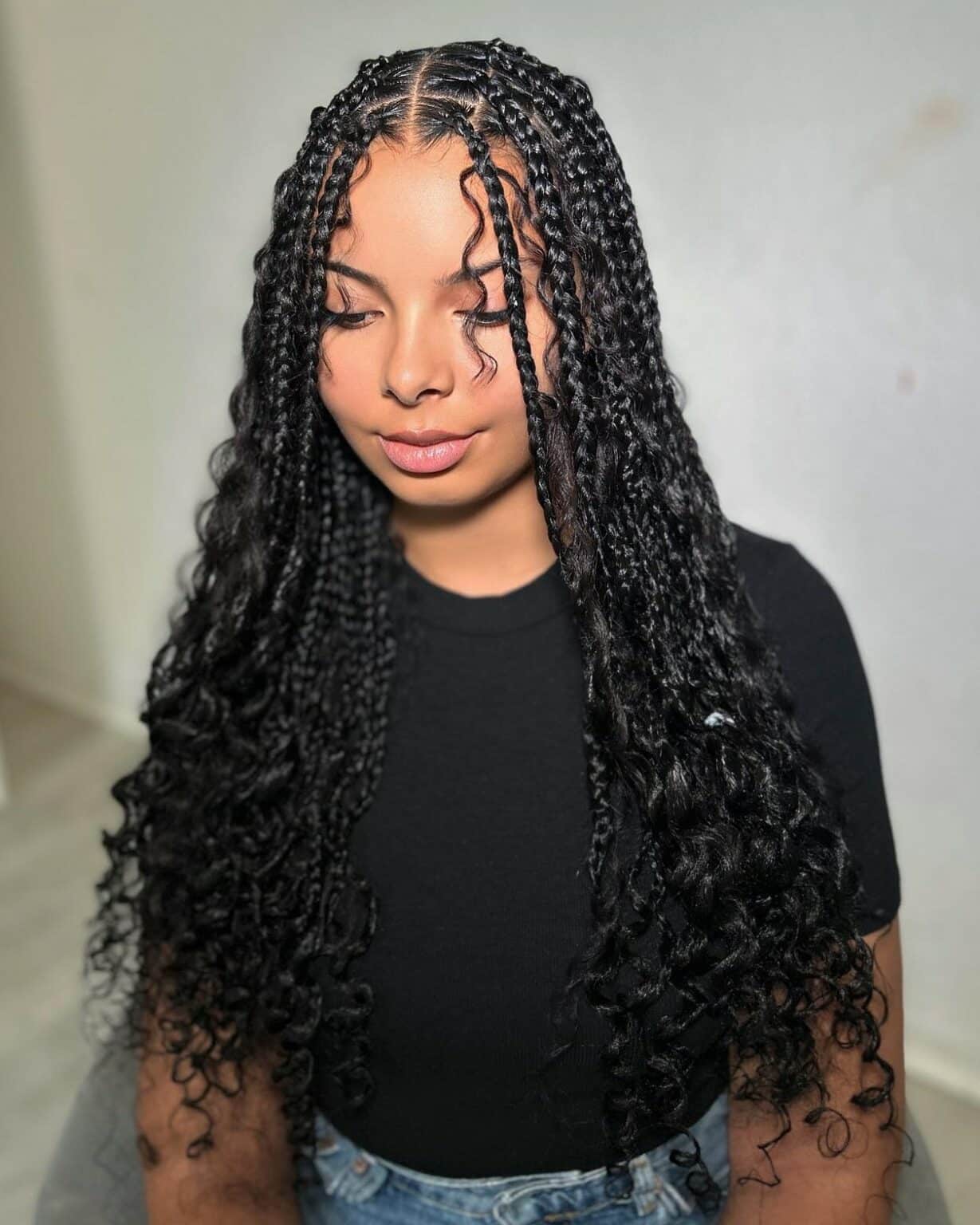 30 Middle Part Braided Hairstyles - Braid Hairstyles