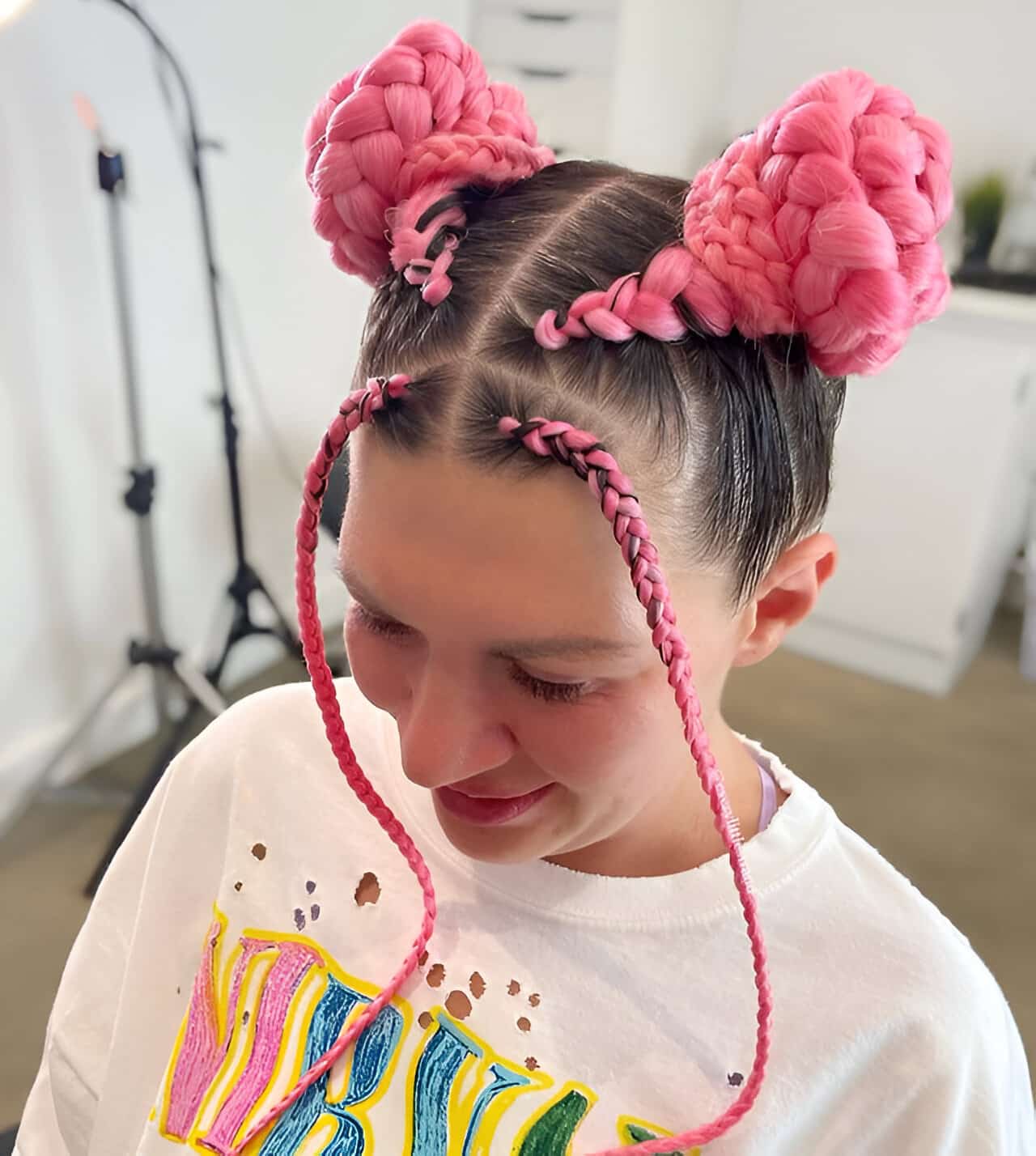 25 Side Bun With Braids Hairstyles - Braid Hairstyles